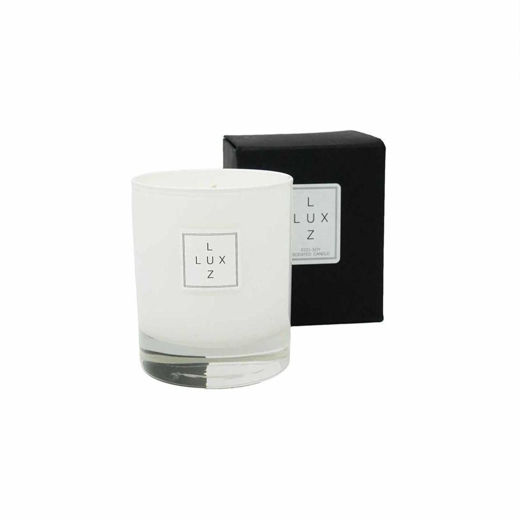 Fresh Fig Matt Black Tin Candle | Lux Luz - Interestingly Different